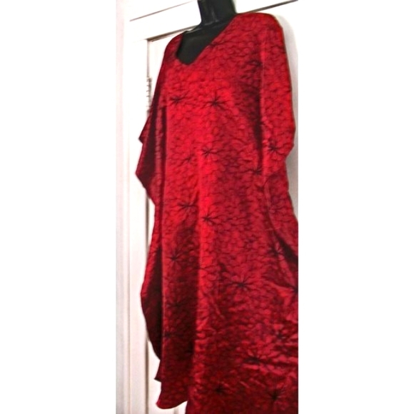 ONE/SIZE | Dresses | One Size Kimono Maxi Wineblack Floralmandala One ...